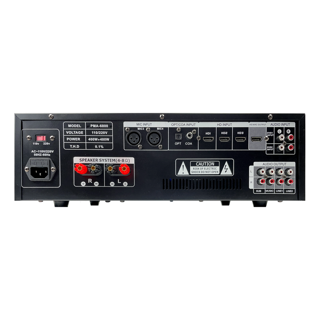 ImPro PMA-6800 800W Mixing Amplifier Bundle with ImPro UHF-88II Wirele | Impro USA